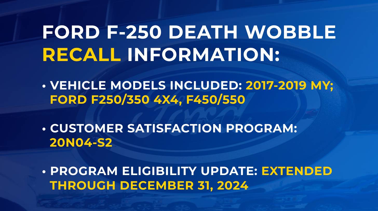 Ford F-250 Death Wobble Recall: Key Facts & Updates (2024) | Lemon Law Firm